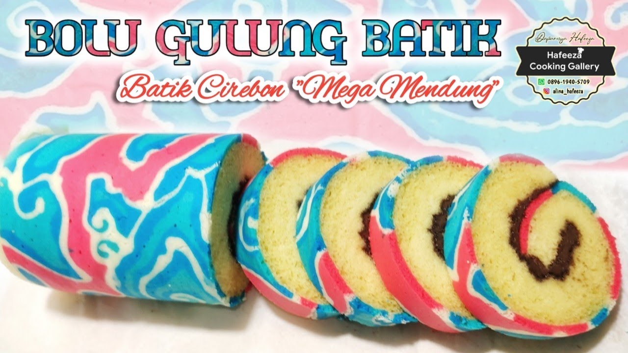RESEP Bolu Gulung Batik MEGA MENDUNG | Enak Lembut & Anti Gagal! - YouTube
