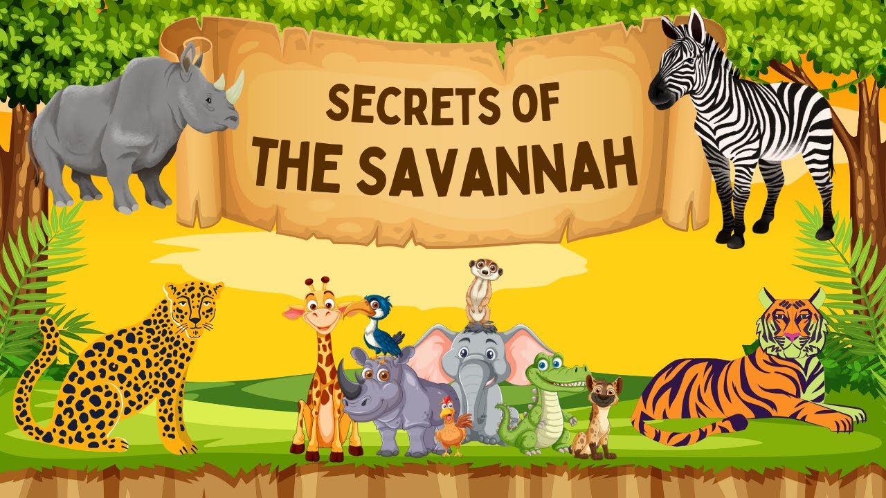 Jungle Savannah 🦁 | Meet the Fun Animals of the Safari Adventure| Kids ...