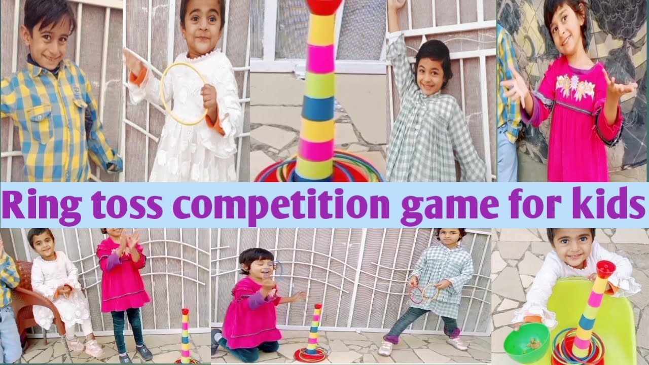Ring toss challenge party game | Best toss game for kids - YouTube