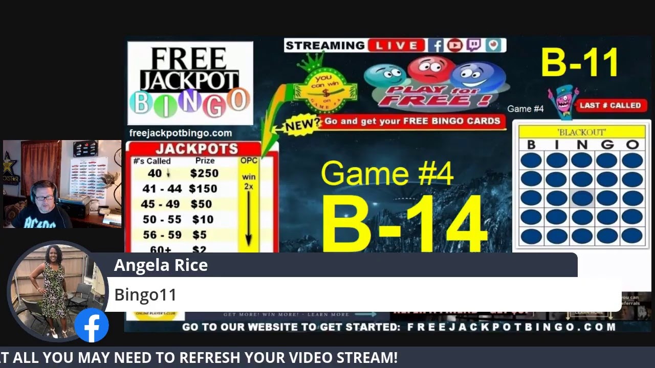 Live Streaming Bingo Game - 8/10/20 at 9PM CDT - YouTube