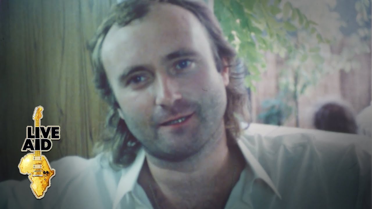 Phil Collins - Backstage Interview (Live Aid 1985) - YouTube