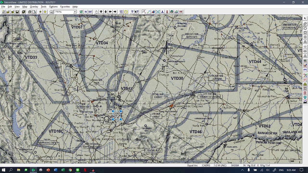 Falcon View - Set Route - YouTube
