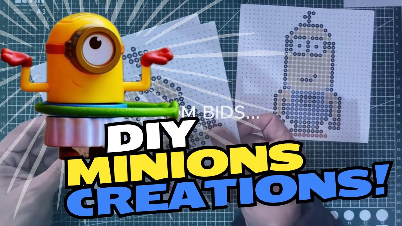MORE FUN WITH MINIONS | DIY KIT FOR EVERYONE | 6 IN 1 MINION BEAD ...