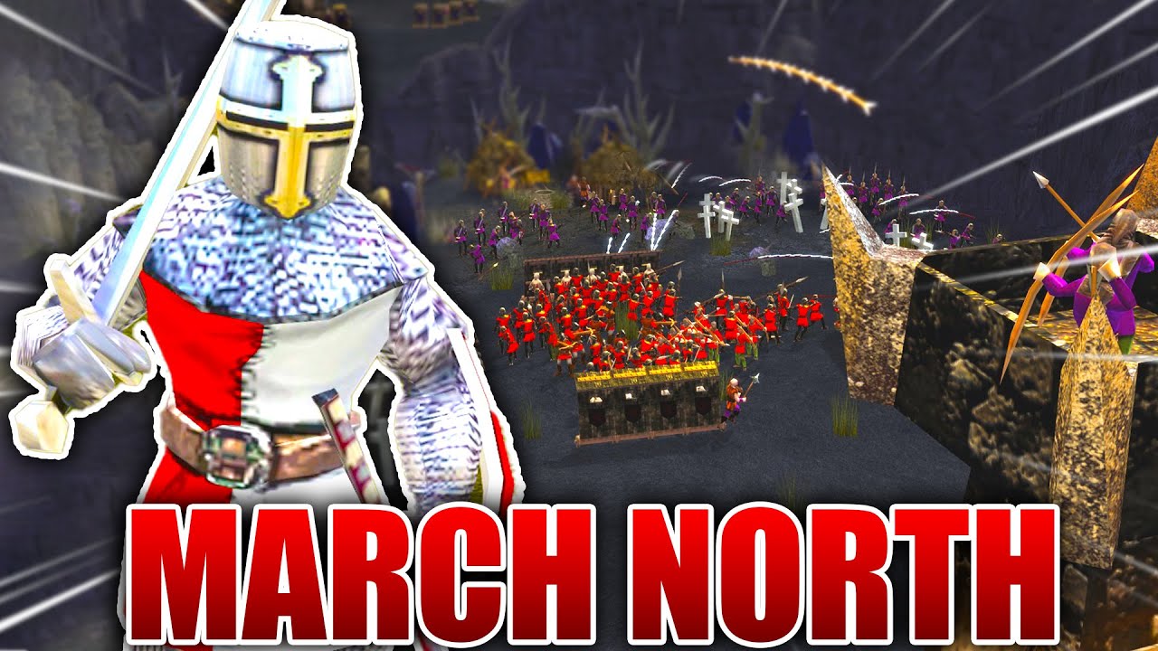 The Treacherous March North! | Stronghold Legends Custom Map - YouTube