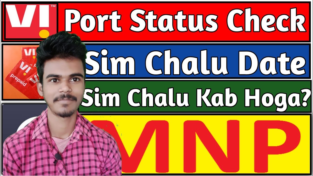 Vi Sim Port Status Check Kaisa Kara !! Mnp Sim Kab Chalu Hoga !! Vi ...