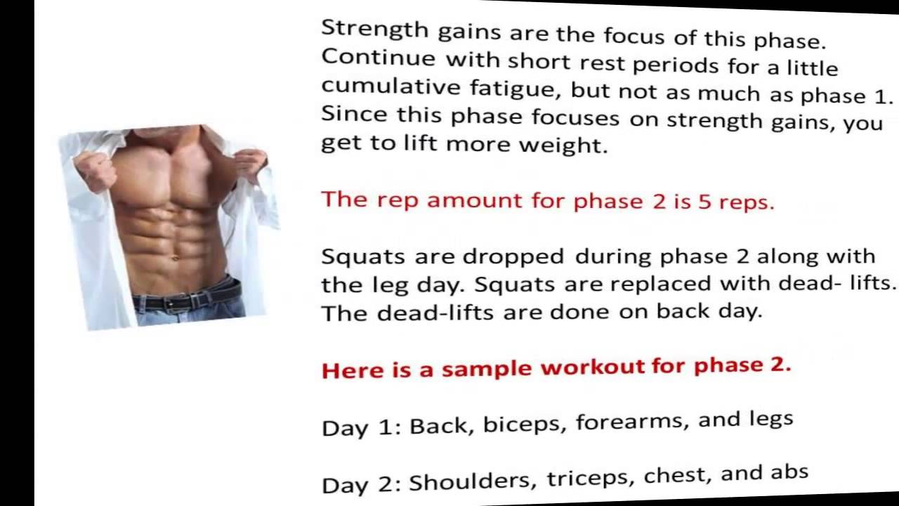 Workout Routine and How to Get Ripped in 3 Phases - YouTube