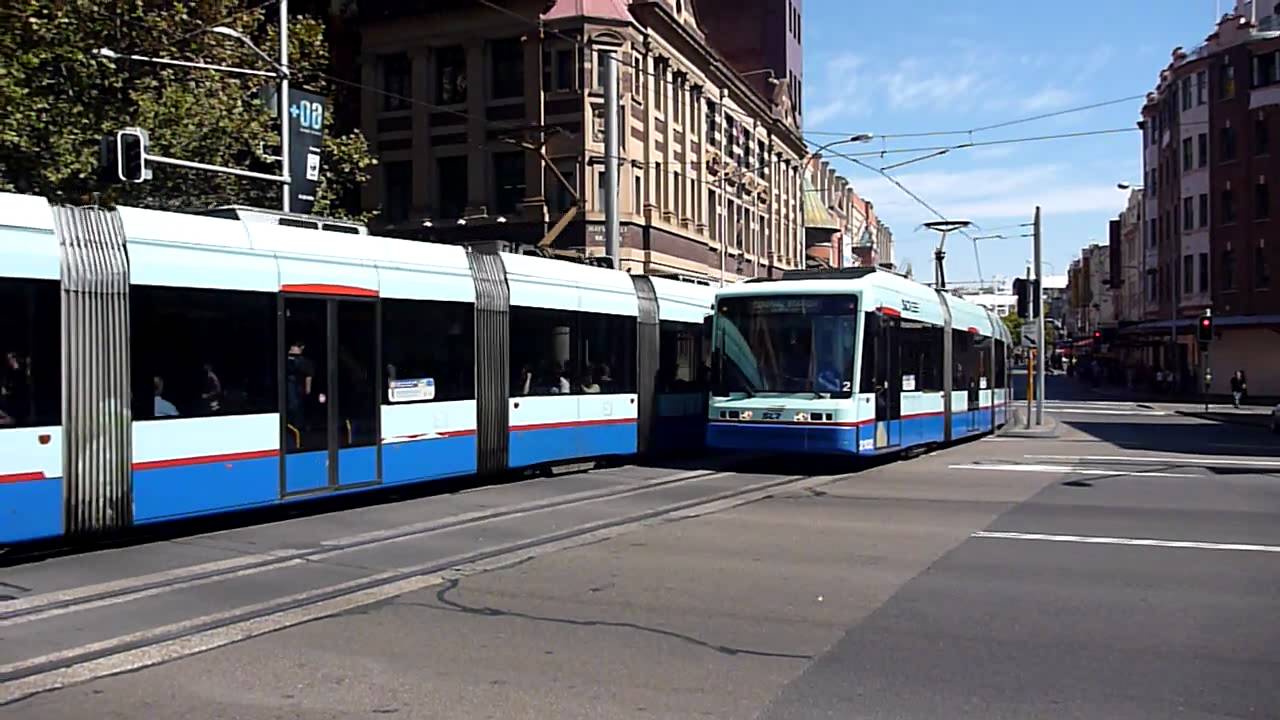 Very Efficient Sydney Tram System, NSW Australia - YouTube