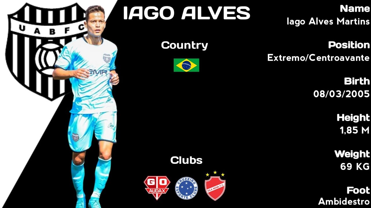 Iago Alves - Extremo/Centroavante (Winger/Center Forward) - 2005 (2022) - YouTube