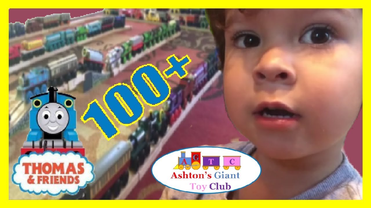 HUGE 100+ WOODEN THOMAS TRAIN COLLECTION INCLUDING RETIRED THOMAS AND ...