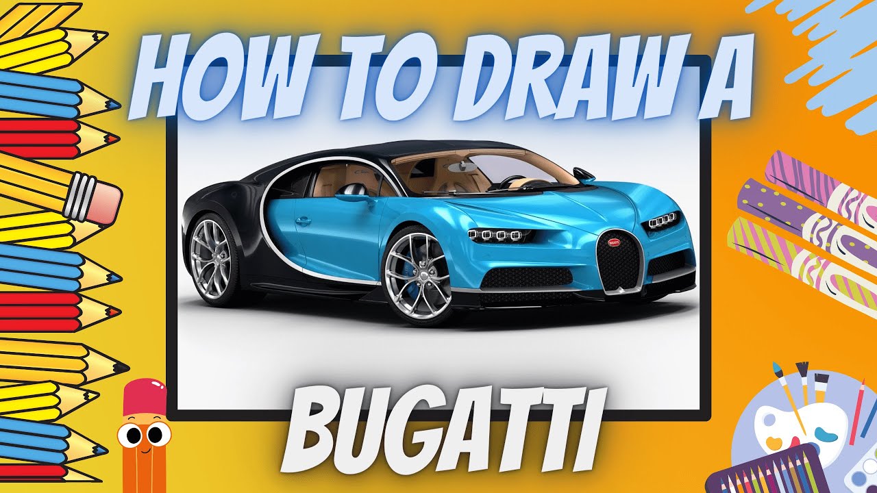 How to draw Buggati Chiron|| Buggati Chiron drawing tutorial. - YouTube