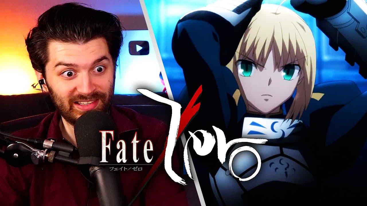 SABER VS LANCER WAS INSANE!!! Fate/Zero 1x04 Reaction - YouTube