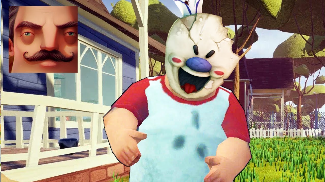HELLO NEIGHBOR ICE SCREAM - My New Neighbor Chump Plubby ROD Act 1 ...