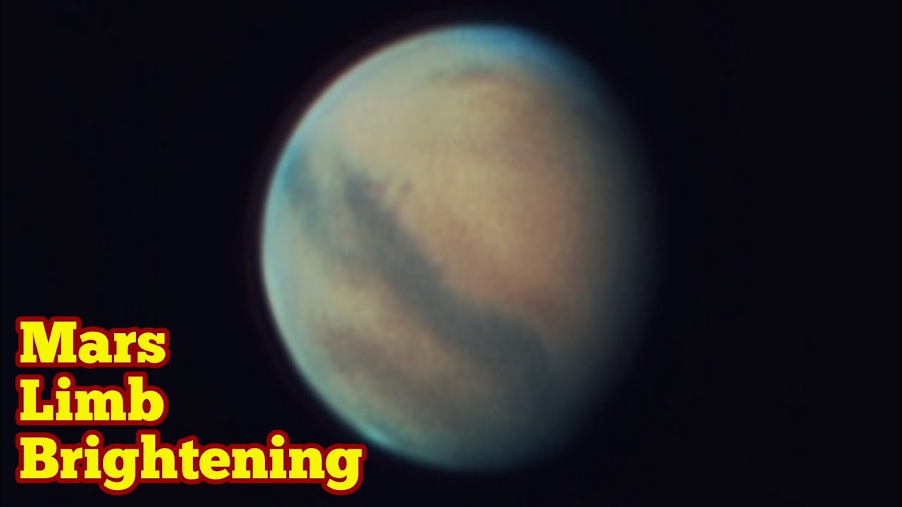 Planet Mars: My First Observation Of Limb Brightening - YouTube