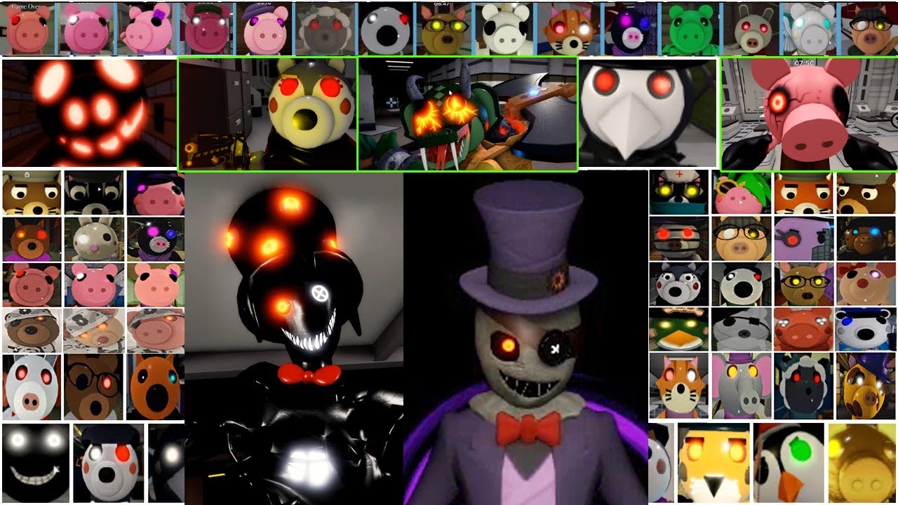 Piggy BOOK 1-2 CHAPTER 1-12 ALL JUMPSCARES TIO Skin Roblox - YouTube