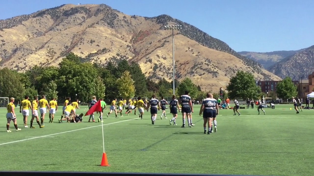 USU Mens Rugby Utah State vs Wyoming Sept 22 2018 9-22-2018 1st FIRST ...