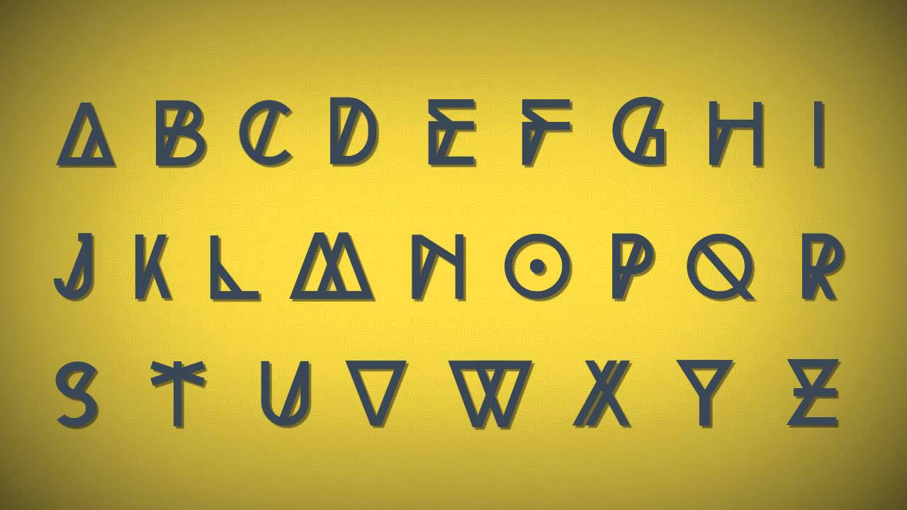 Animated Typeface - YouTube