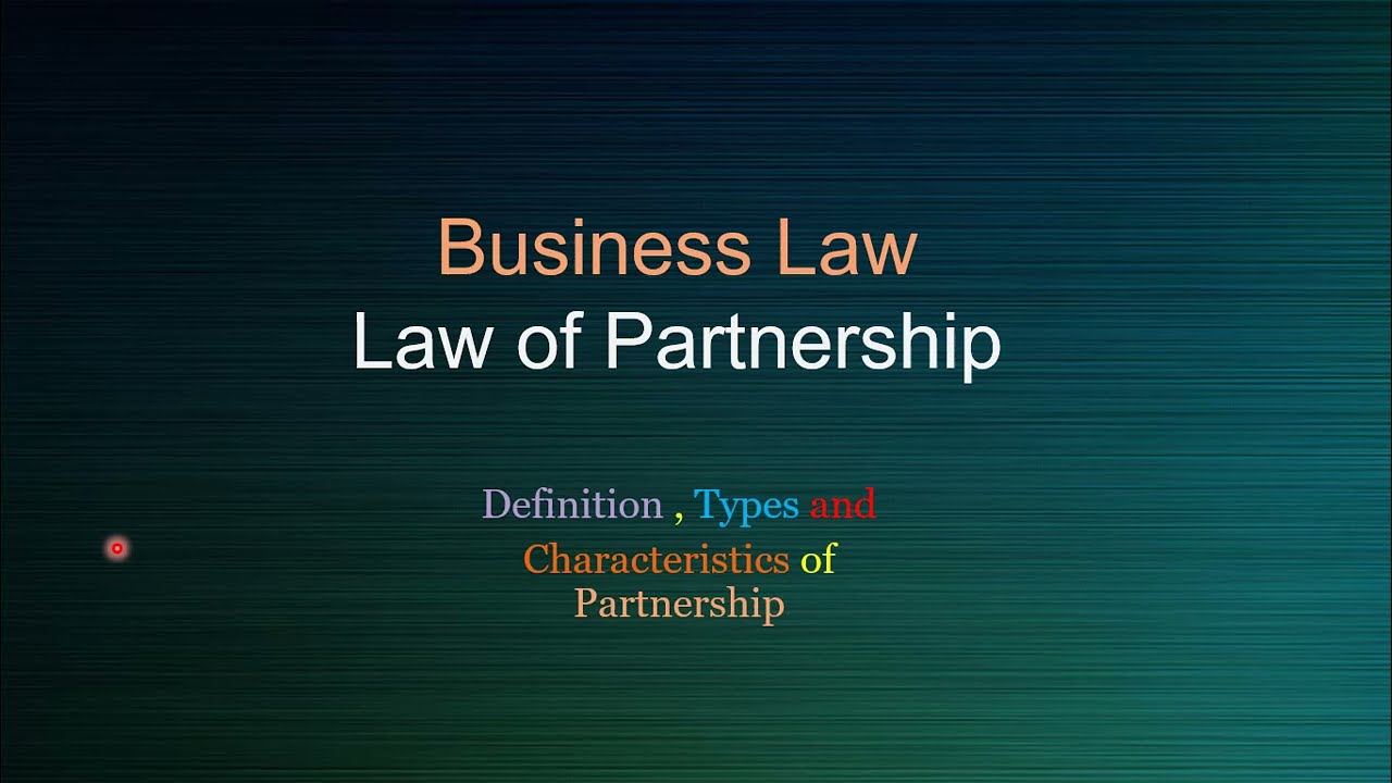 Partnership Business Definition