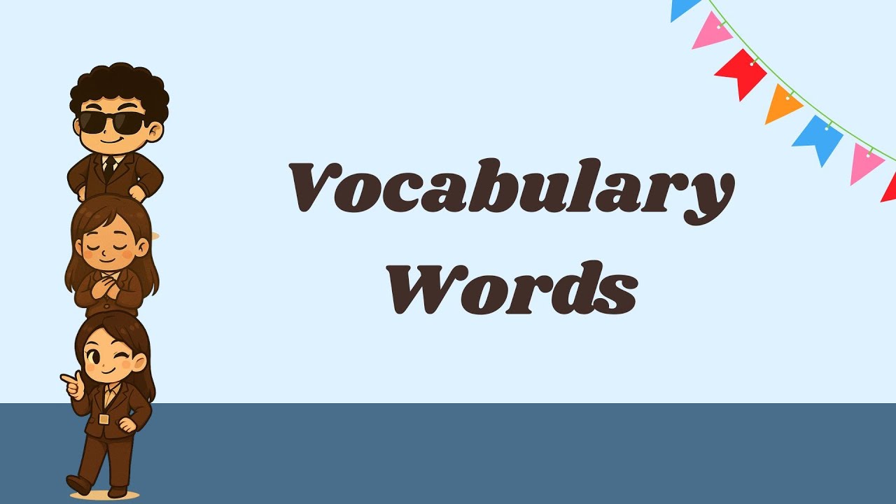 Pronunciation: Vocabulary Unit 1 - YouTube