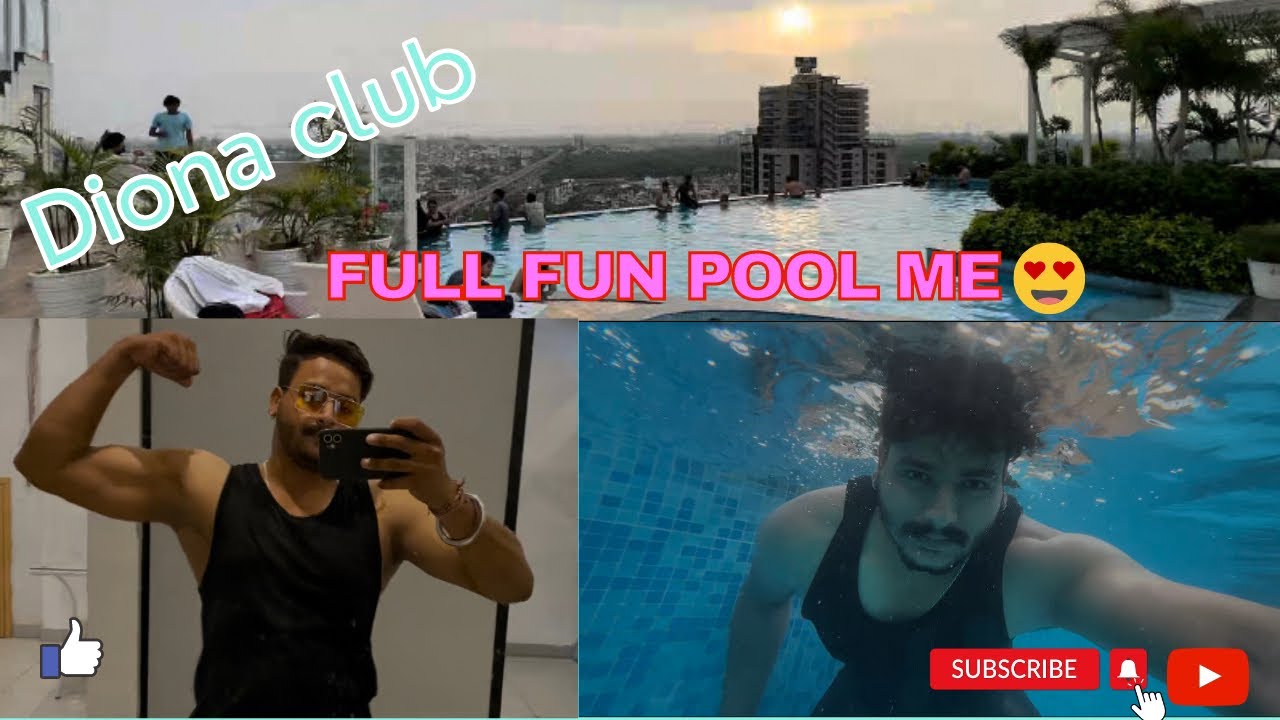 Diona Club Ke Rooftop Pool Me Full Moj 😍😍 - YouTube