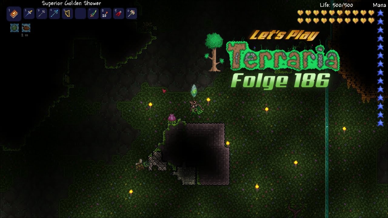 Let's Play Terraria #186 - Vorbereitungen für die Plantera-Arena - YouTube