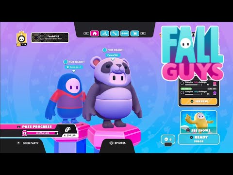 NIEUWE PANDA SKIN GEKOCHT IN FALL GUYS!! | Fall Guys - YouTube