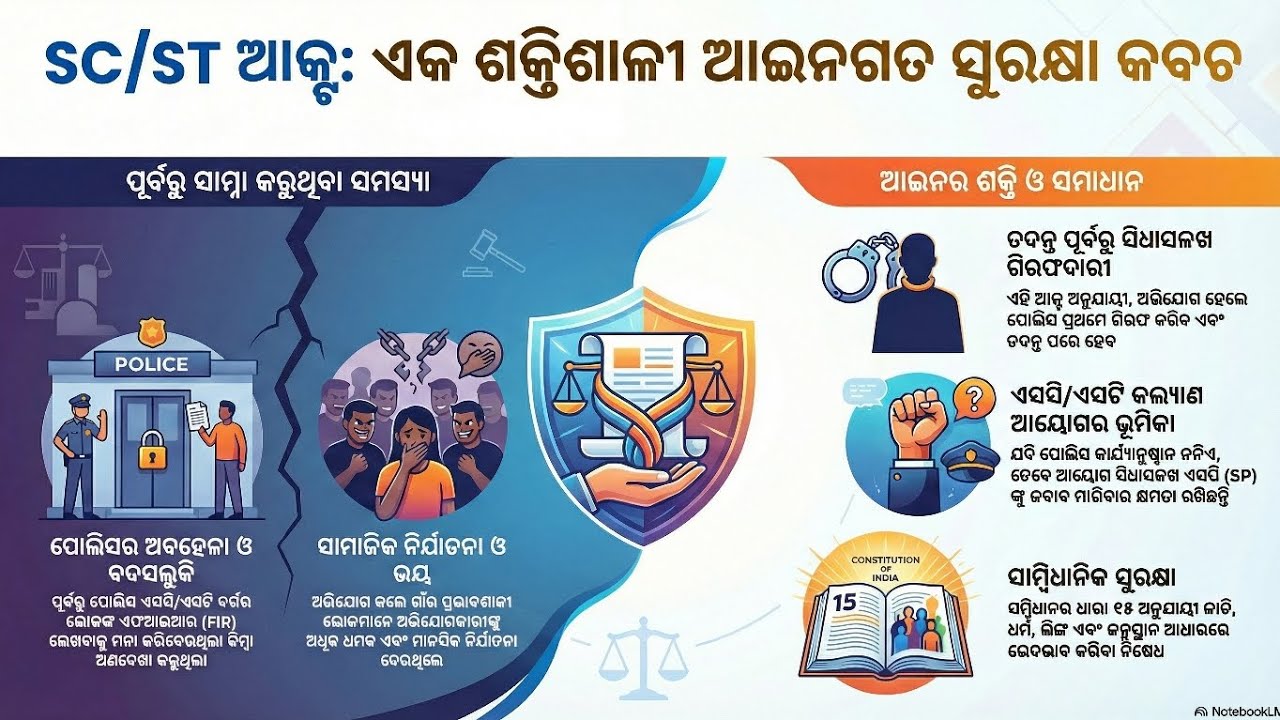 SC/ST Prevention of Atrocities Act | SC/ST ଲୋକଙ୍କ ସୁରକ୍ଷା ଆଇନ - YouTube
