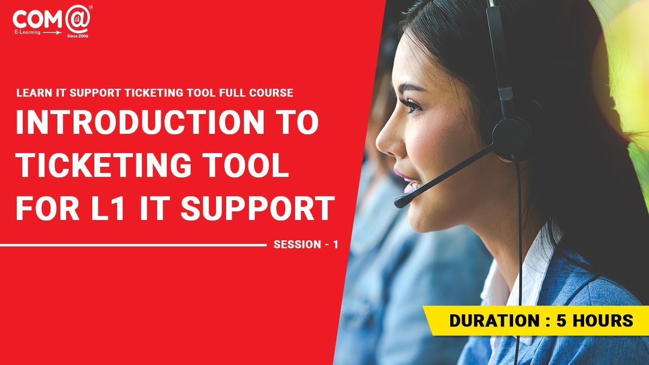 IT Support Ticketing tool | IT Support | L1 Support | Full Course - YouTube