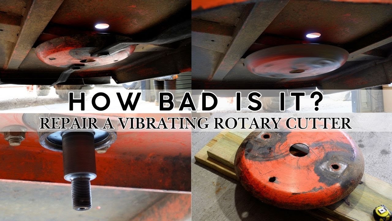 Repair a Vibrating Rotary Cutter - YouTube