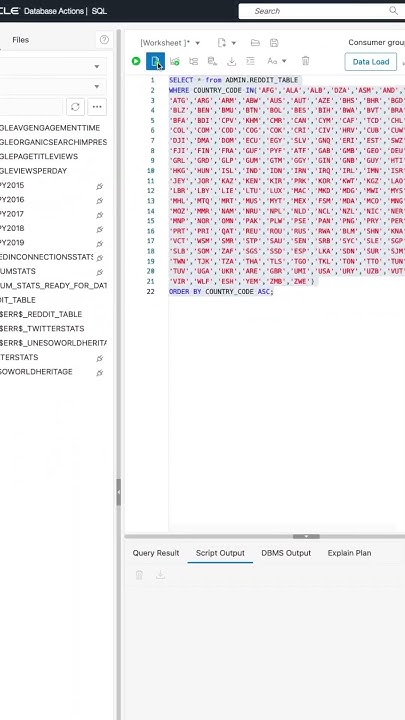 Python Pandas Oracle Sql Developer Web To Query An Oracle Autonomous Database Table Tutorial 