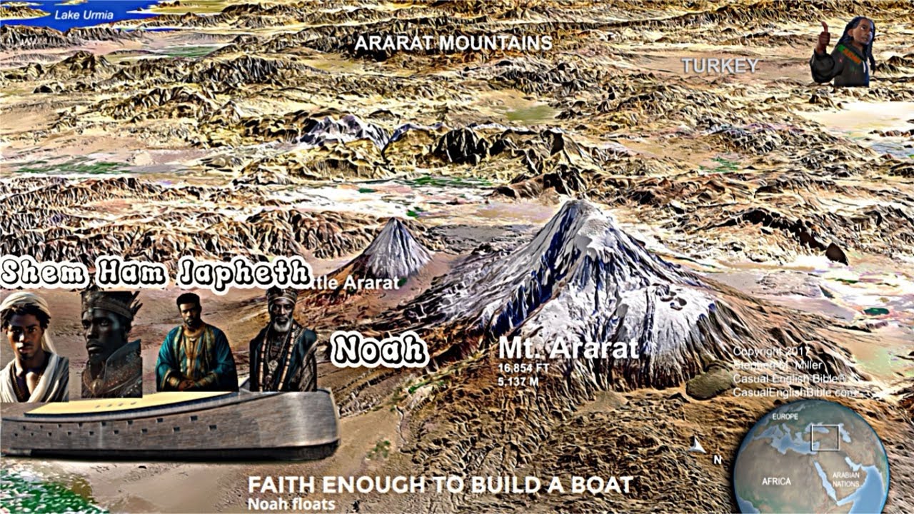 Mt Ararat, The Land Of Ham, The True Land Of Israel And Jrusalem! - YouTube