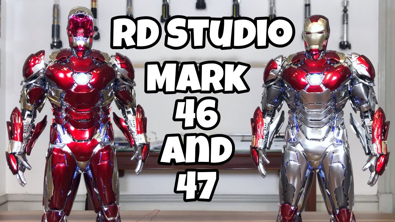 [ENG SUB] Assembling RD Studios Iron Man Mark 47 & Comparison - YouTube