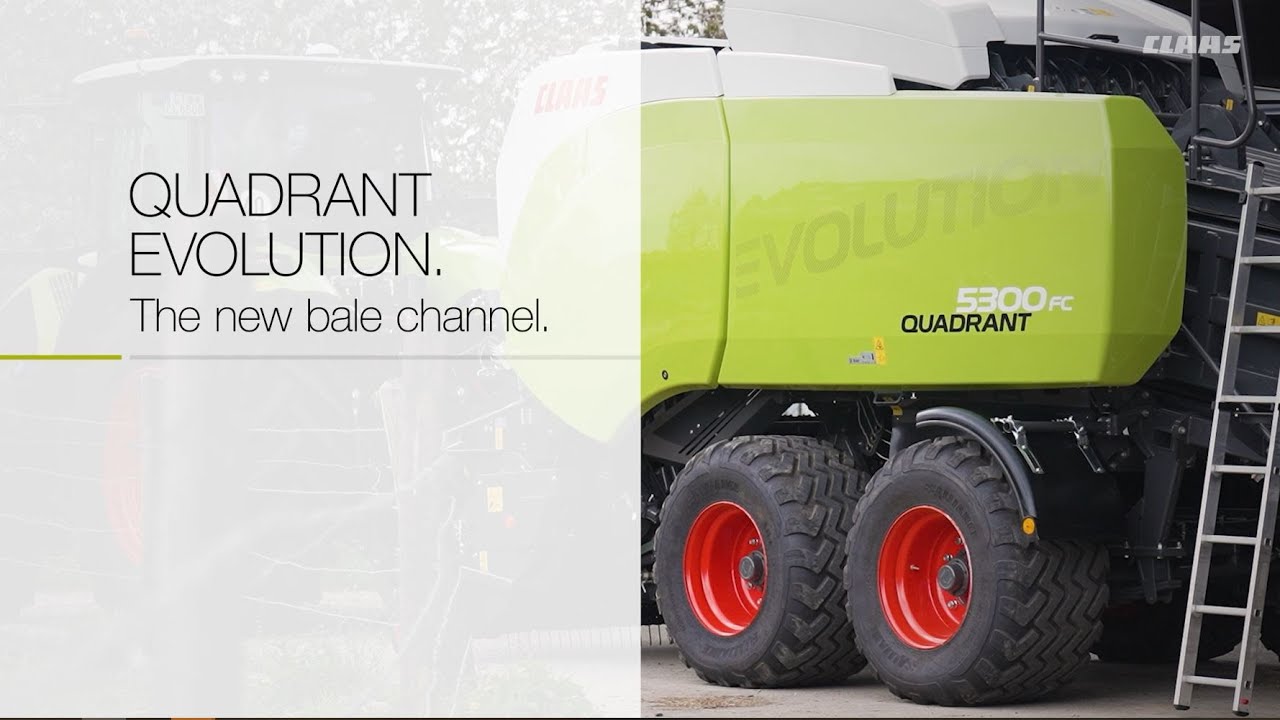 CLAAS | QUADRANT EVOLUTION. The new bale channel. - YouTube