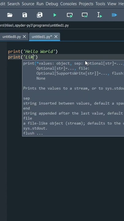 How to type anything in Python using Spyder(a compiler for python)#python #programming#tutorial ...