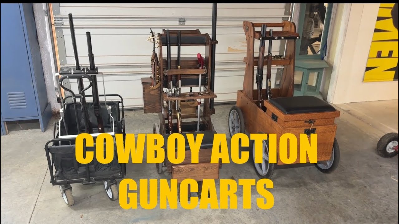 Three Gun Carts for Cowboy Action Shooting - Pros and Cons - YouTube