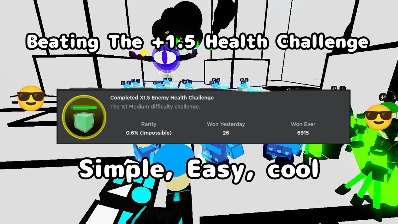 Beating The +1.5% Health Challenge ( Geometry Defense ) - YouTube