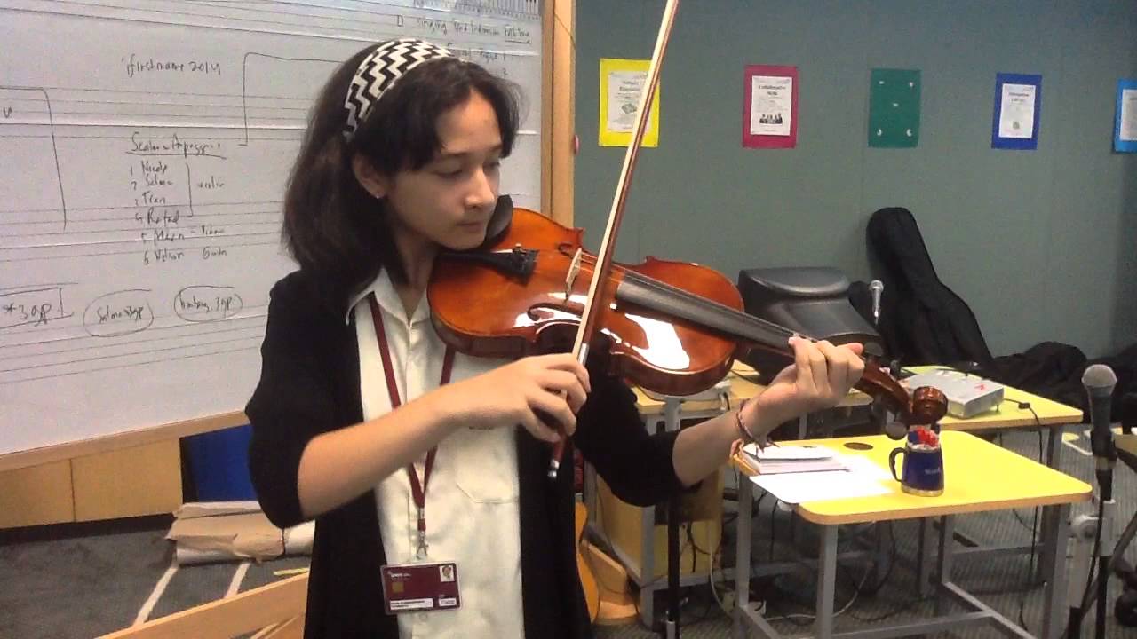 Grade 6 Violin Student Scales and Arpeggios Assessment - YouTube