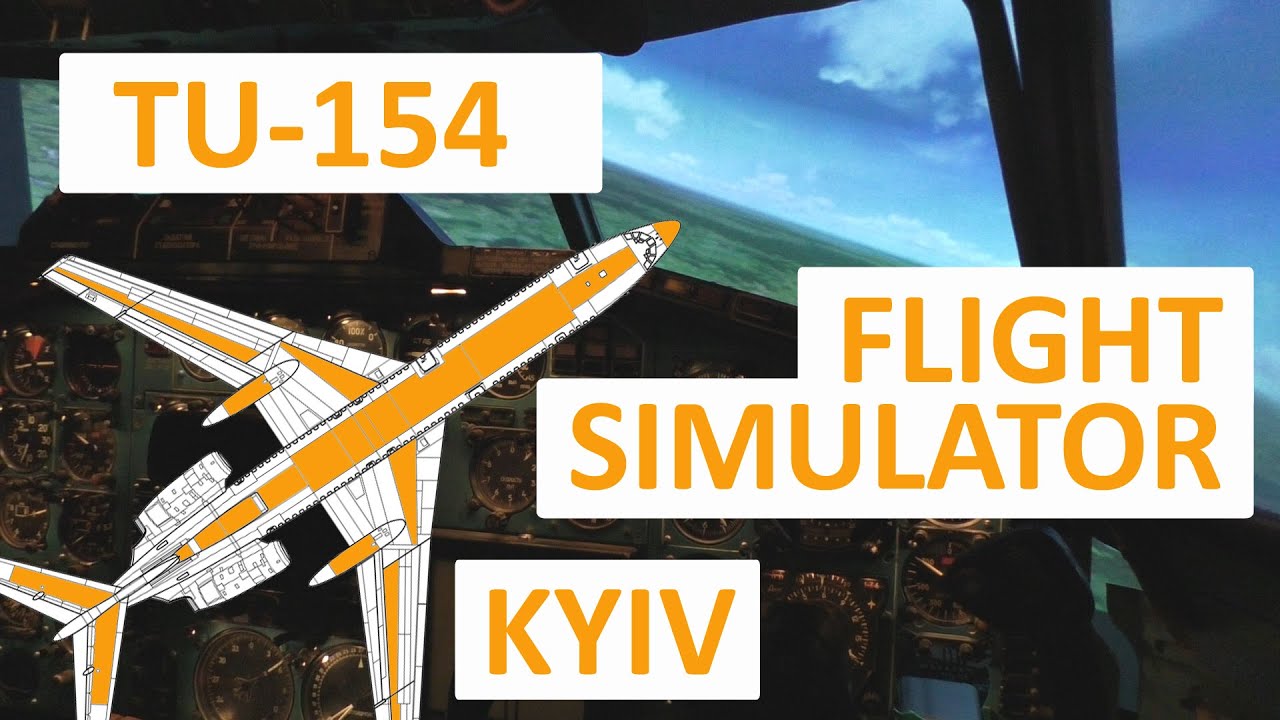 TU-154 Flight Simulator in Kyiv, Ukraine - YouTube