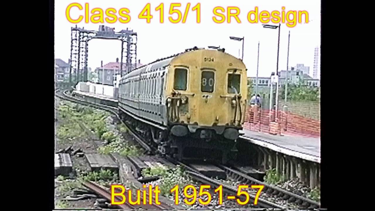 British First Generation 750V DC EMUs Classes 411 to 416 between 1992 ...