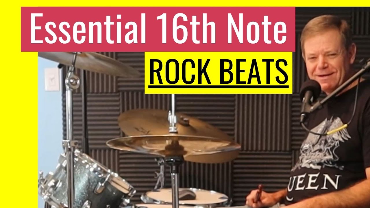 6 Essential Rock Beats With 16th Notes - YouTube