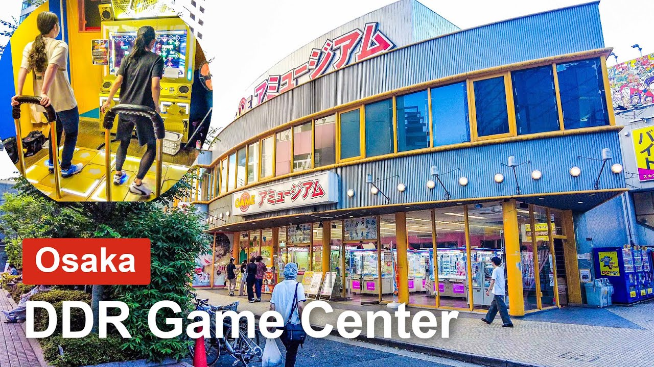 【Osaka 💖】Walk Japan - DDR Game Center Amuseum Chayamachi Amucha【4K】오사카 ...