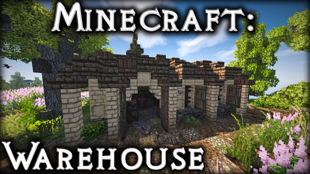 Minecraft: Roman Warehouse Tutorial - YouTube