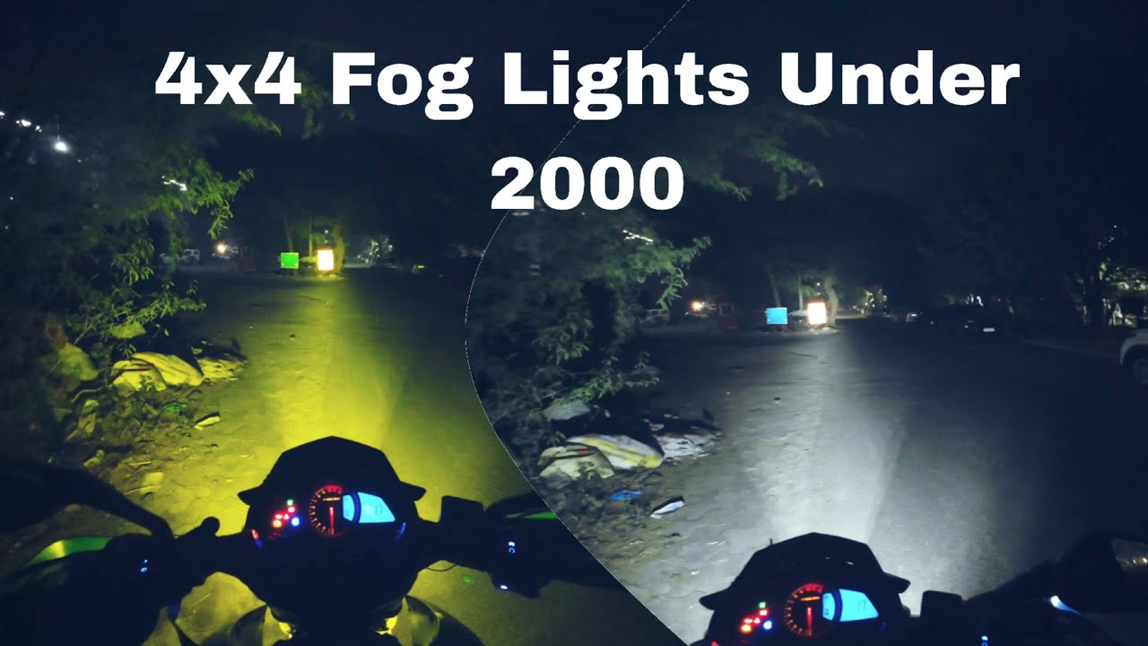 Best fog light under 2000 | amazon 4x4 fog light - YouTube
