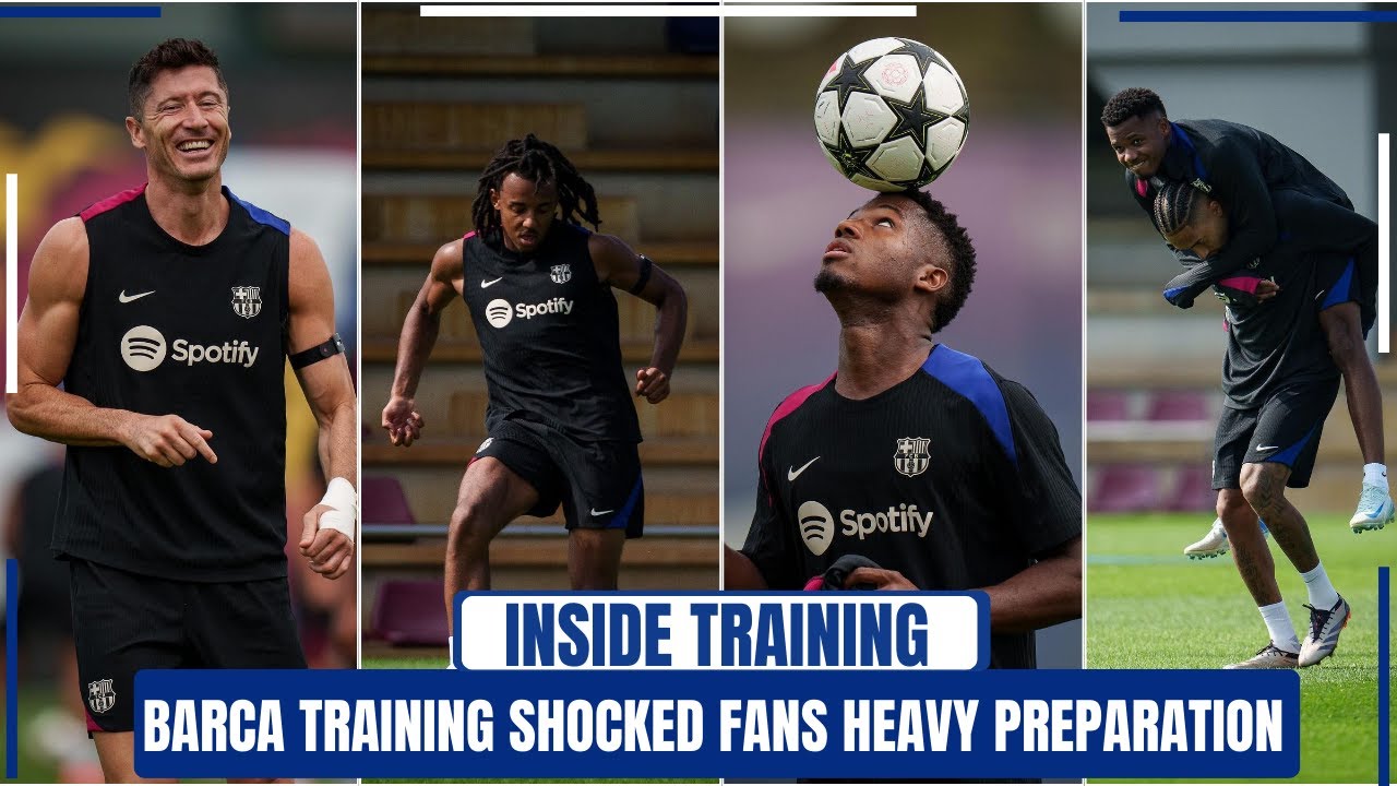 BARCELONA TRAINING SESSION TODAY FOR ALAVES | BARCA TRAINING TODAY ...
