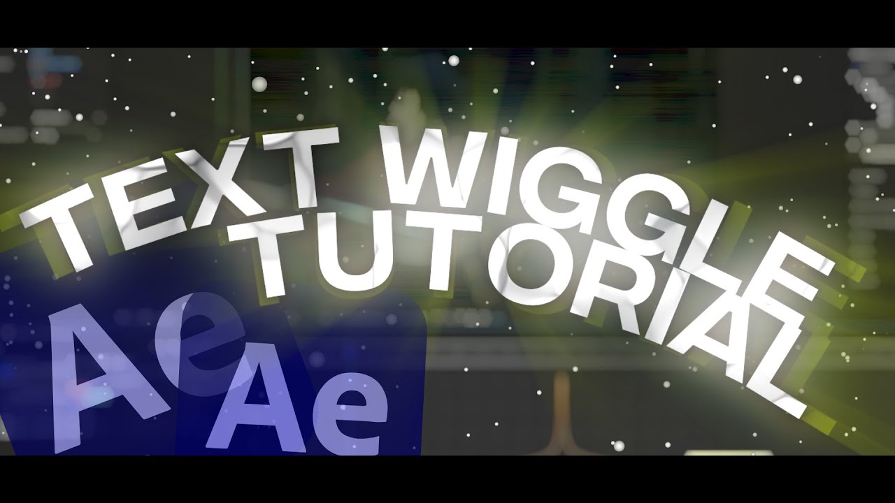 After Effects #3 || Text Wiggle Effect - YouTube