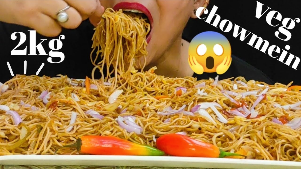CHOWMEIN EATING CHALLENGE/2KG SPICY CHOW MEIN EATING CHALLENGE/CHINESE ...