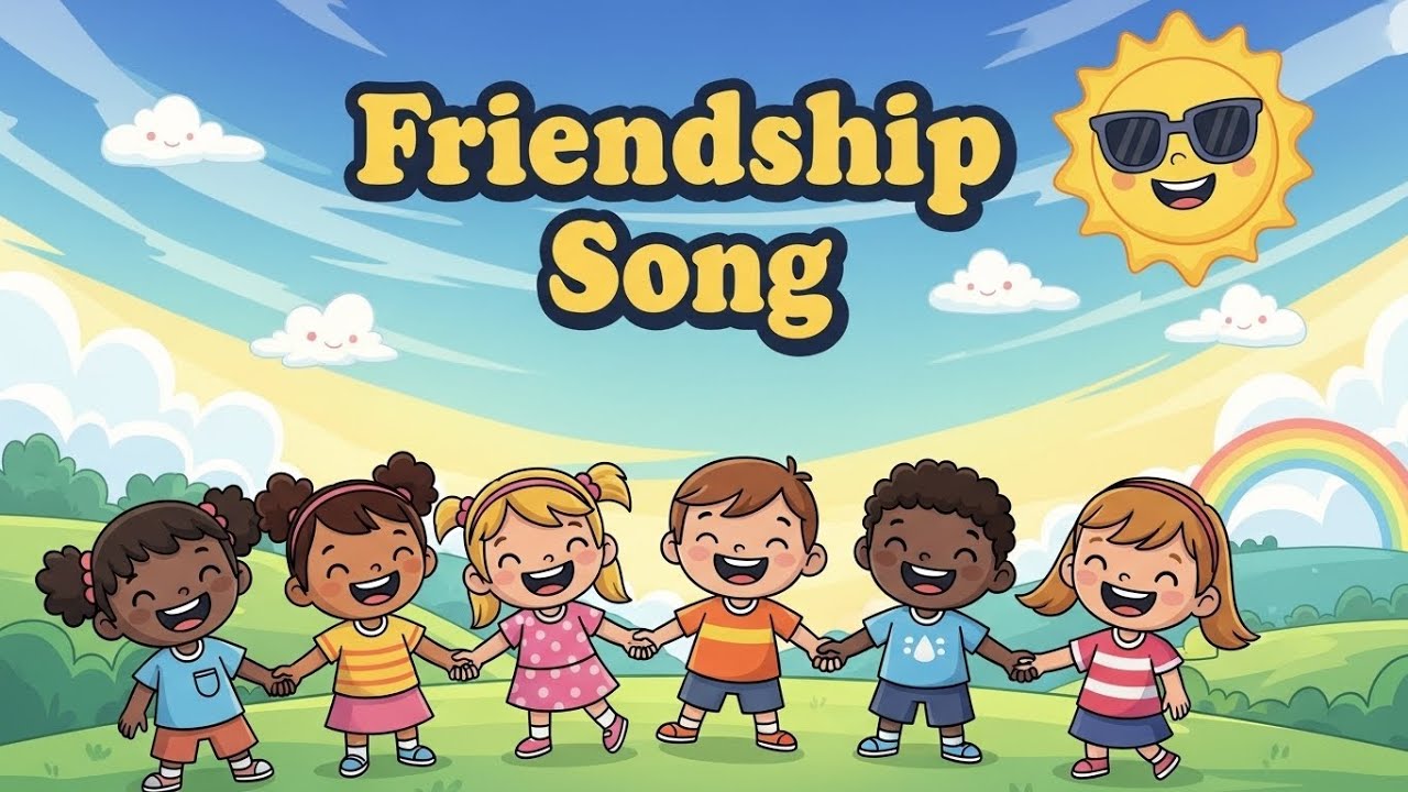 Friendship Song 🤝🎶 | Fun Learning Song for Kids | Happy Tale & Tune ...