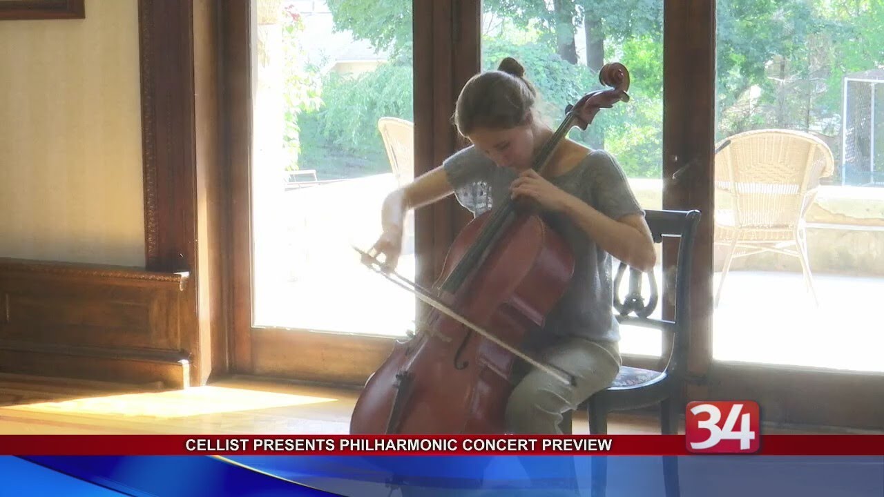 Cellist presents Philharmonic concert preview - YouTube