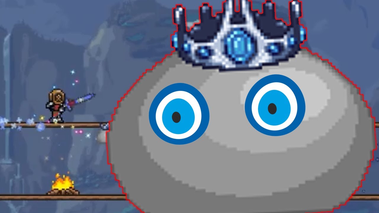 TERRIFYING! Eternity Mode King Slime! - Terraria Epic Modpack SE19 ...