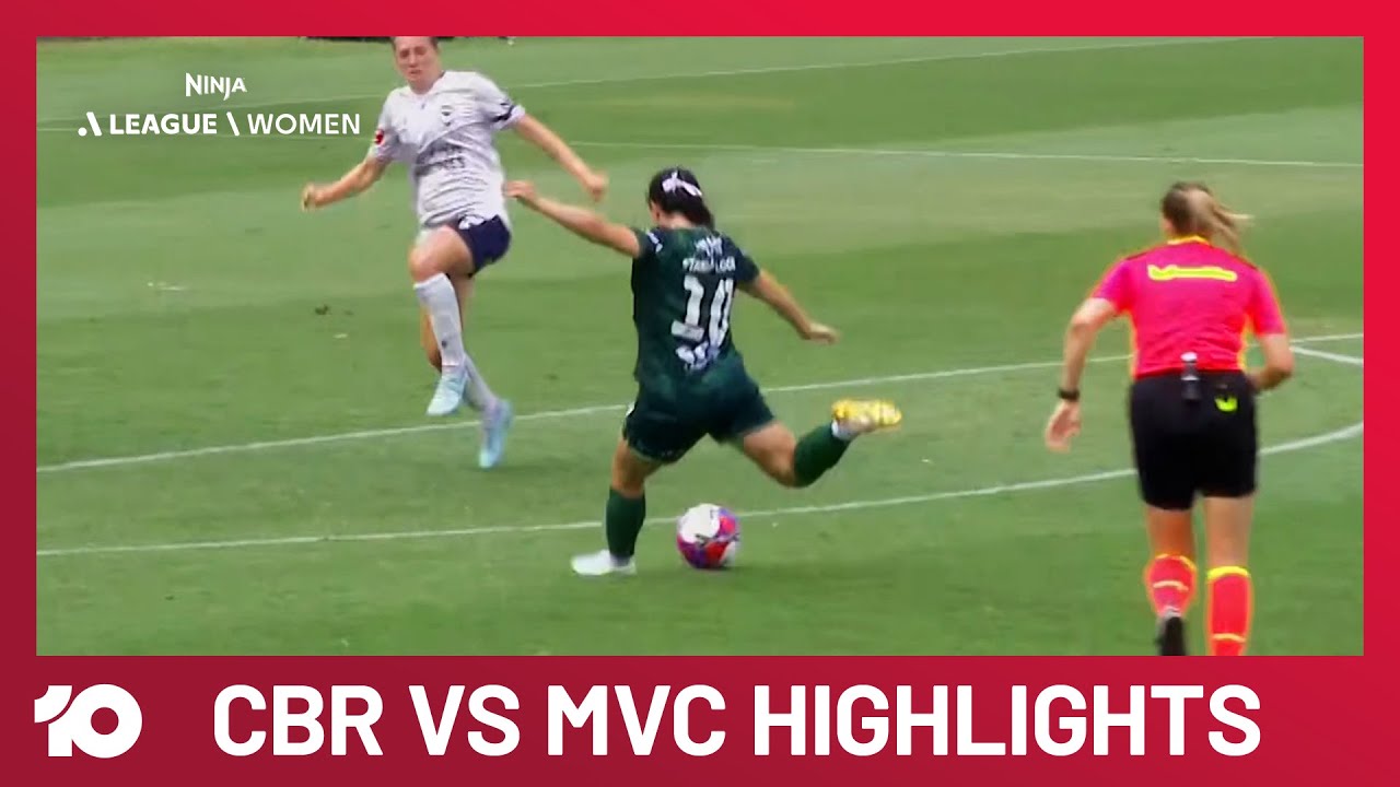 RED CARD Drama & Comeback! 🔴 Canberra United vs Melbourne Victory | A ...