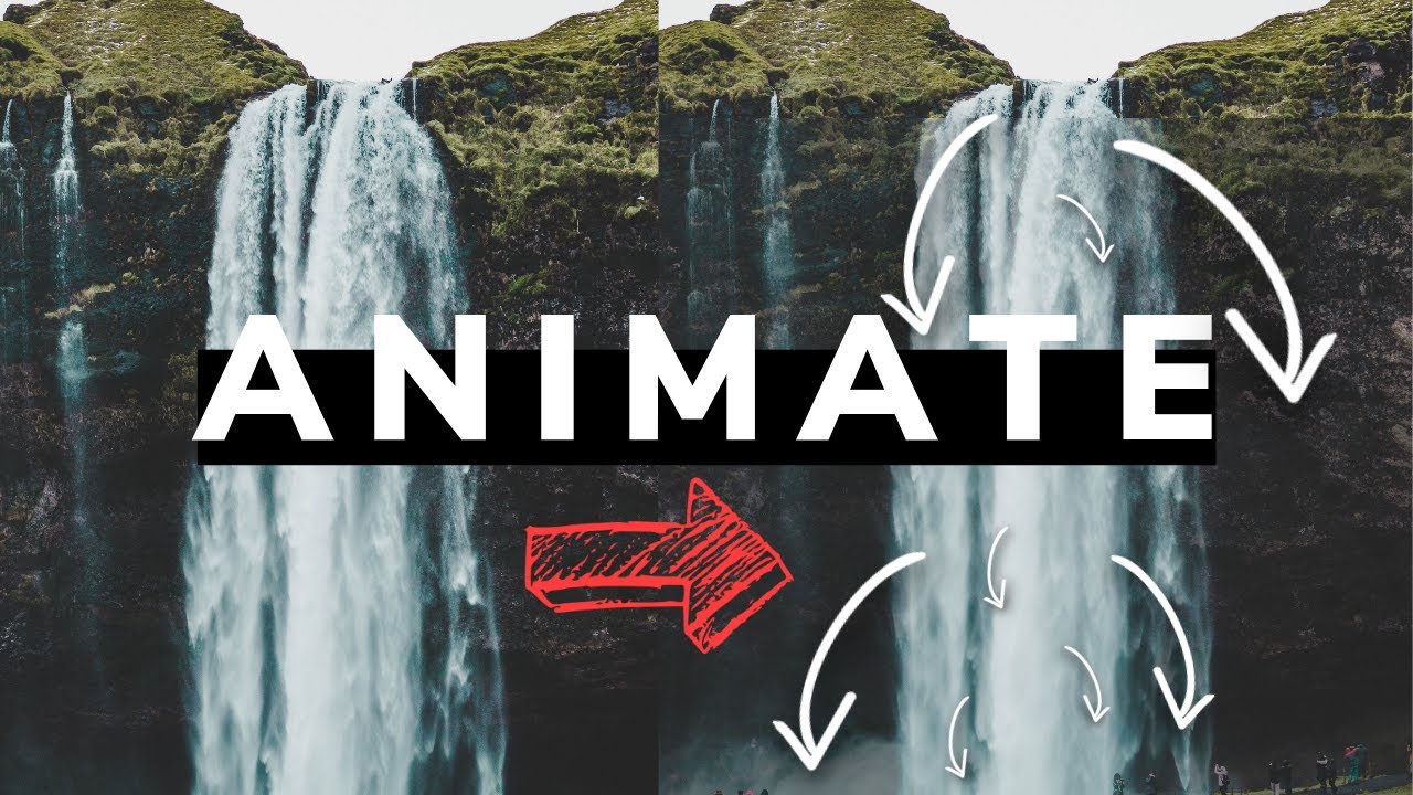 How to animate (add motion to) pictures from your phone - YouTube